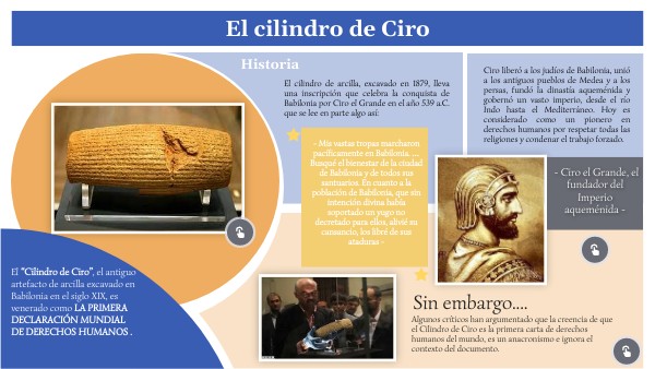 El cilindro de Ciro - Celeste Alarcon | Genially