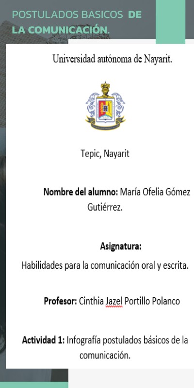 postulados básicos de la comunicación | Genially