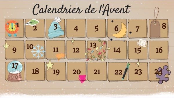 Calendrier de l'Avent | Genially