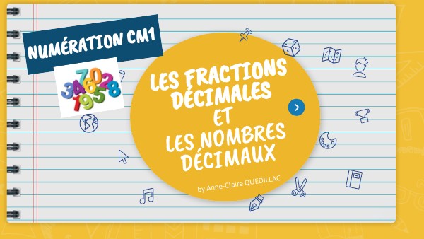Les fractions décimales et les nombres décimaux | Genially