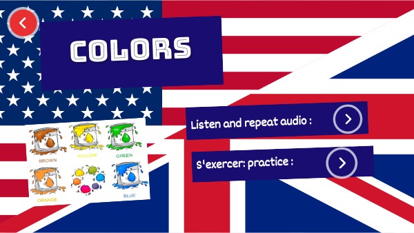Anglais : Colors 2023 CM2 | Genially