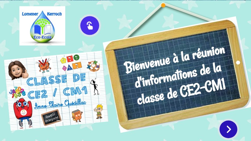 2023 : Présentation de la classe de CE2/CM1 Lomener-Kerroch | Genially