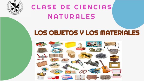 CLASE DE CCNN, LOS OBJETOS Y LOS MATERIALES.