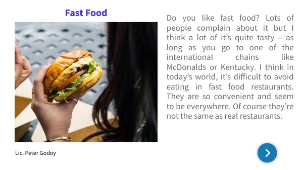 56. Fast Food | Genially