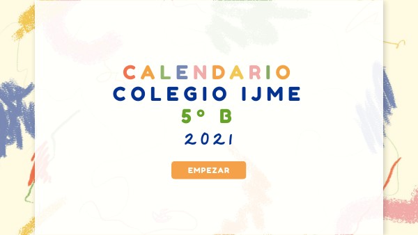 CALENDARIO 5º B | Genially