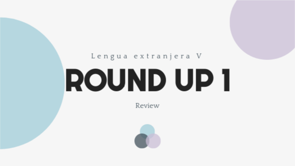 Round-up 1 5EV | Genially