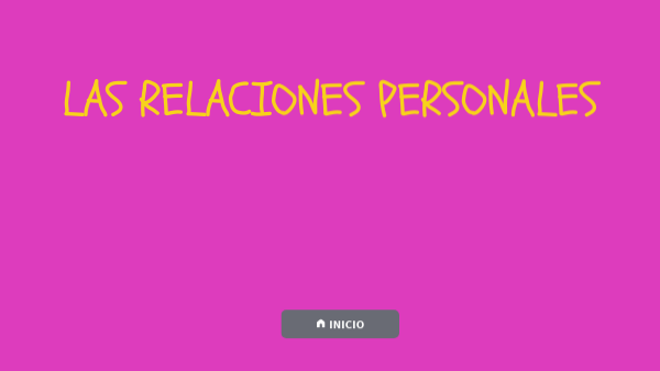 Las relaciones personales