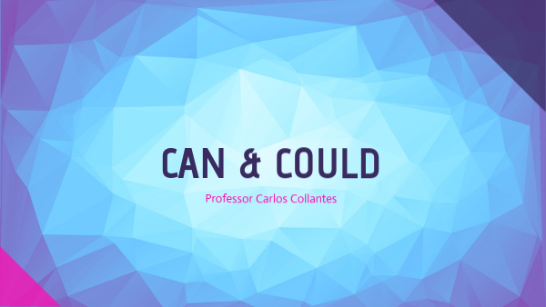 Can & Could for abilities and possibilities | Genially