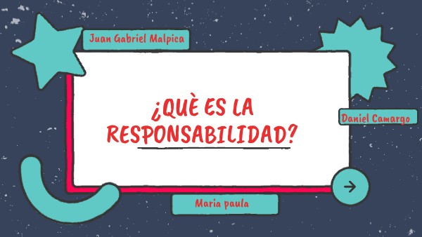 LA RESPONSABILIDAD | Genially