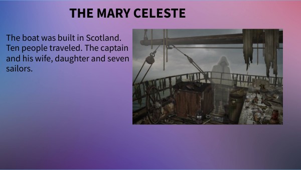 Theories Mary Celeste
