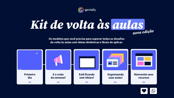 Kit de volta às aulas | Genially