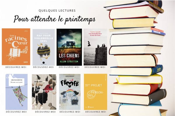 Suggestions littéraires pour le congé de mars