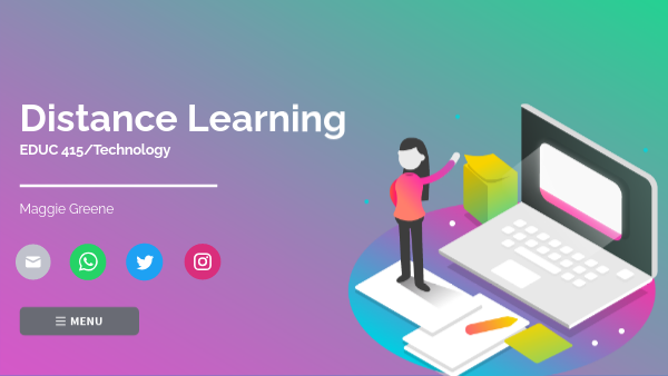 Distance Learning | Genially