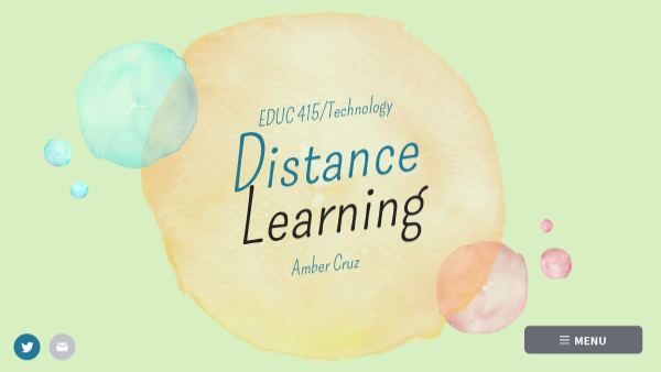 Distance Learning | Genially