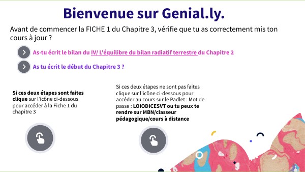 1ère ES : La conversion de l'énergie solaire | Genially
