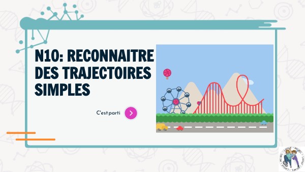 Trajectoire d'un objet en mouvement