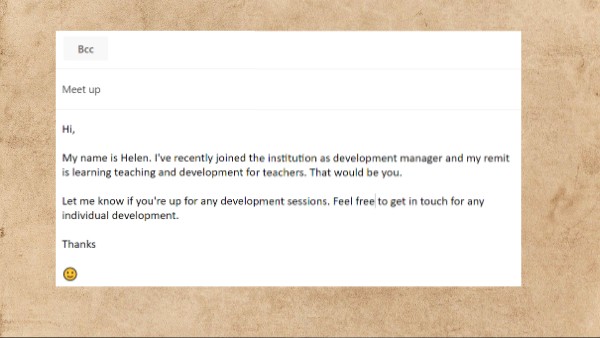 Some real life emails | Genially