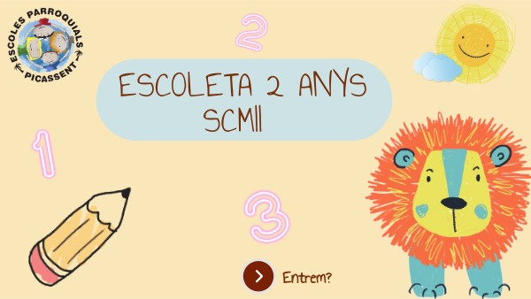 escoleta 2 anys SCMII