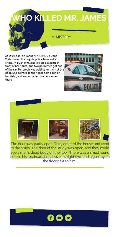 Who killed Mr. James?