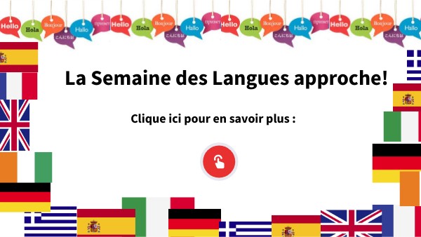 semaine des langues 2024