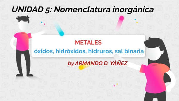 METALES: Óxidos, Hidróxidos, Hidruros | Genially
