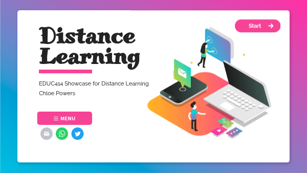 Distance Learning | Genially