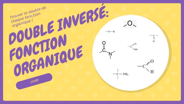 DOUBLE inversé fonction organique