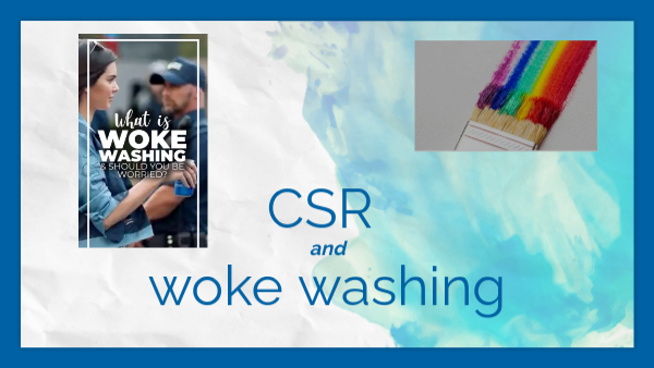 CSR and woke washing