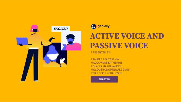 Voice passive and voice active | Genially