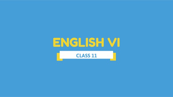 English IV Class 11 | Genially