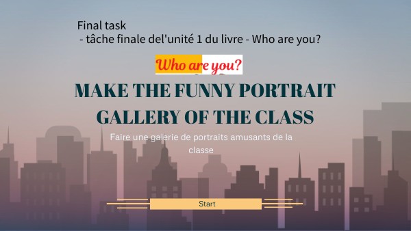 FINAL TASK 6e Who are you? | Genially