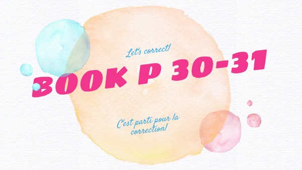 correction 6e 1 | Genially