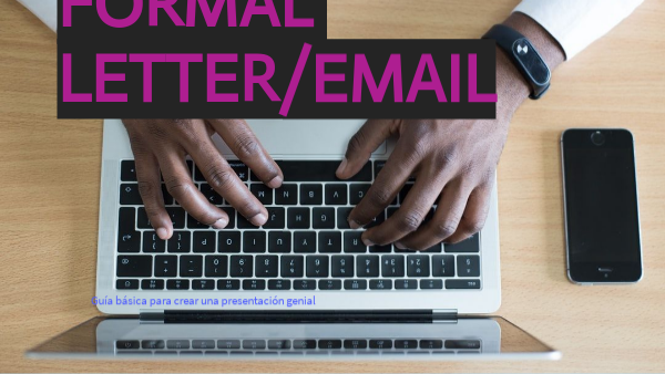 FORMAL LETTER/email | Genially
