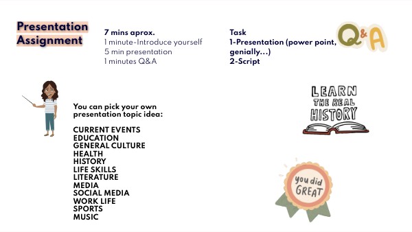 Presentation assignment | Genially