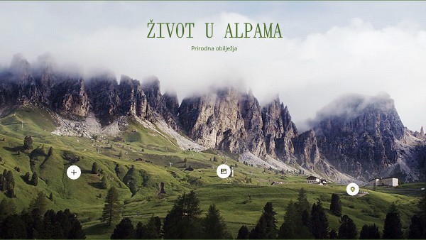 Život u Alpama | Genially
