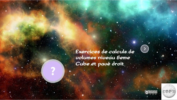 Exercices Volume cube pavé droit 6eme | Genially