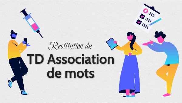 Restitution TD Association de mots | Genially