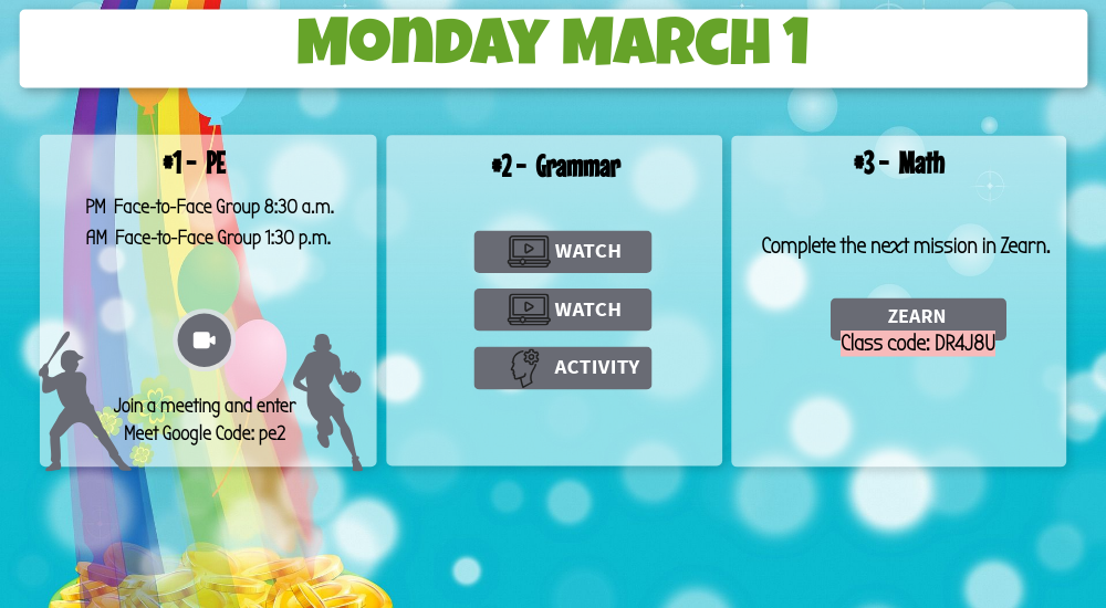 March 1 - March 5 (Aranguena) | Genially