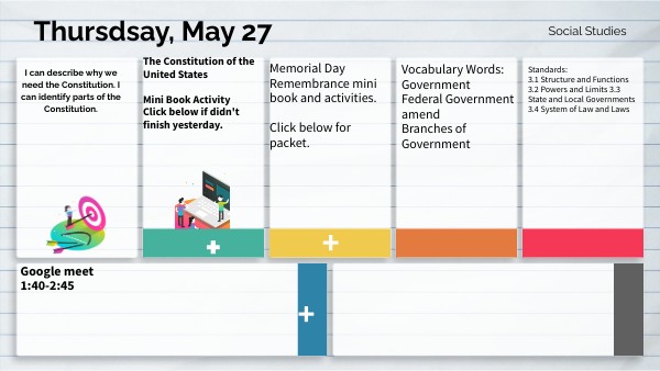 Social Studies May 27