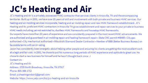 JC s Heating and Air