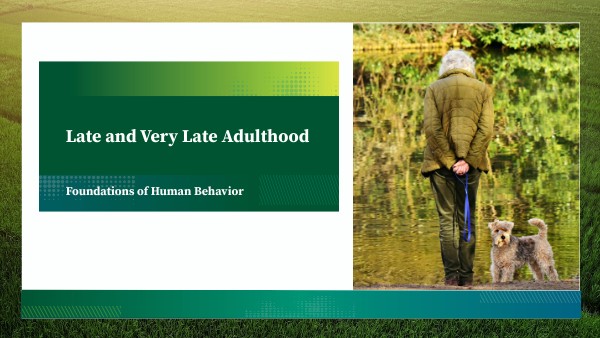 M14: Late and Very Late Adulthood | Genially