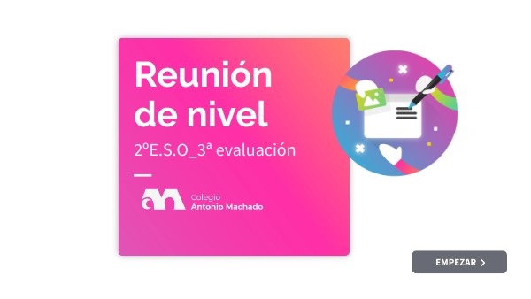 Reunión de nivel 2ºESO 3ªEVA | Genially