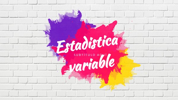 estadistica variables | Genially