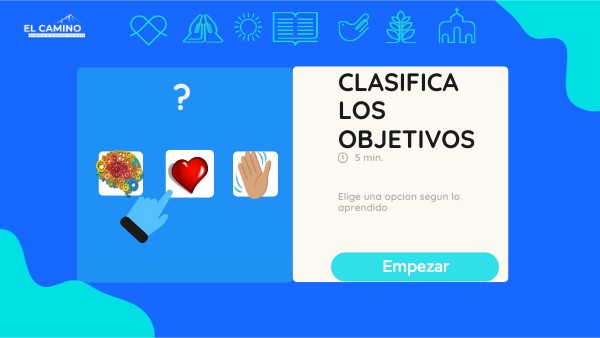 CLASIFICA LOS OBJETIVOS | Genially