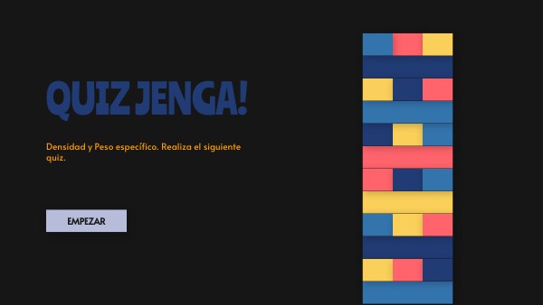 QUIZ JENGA-DENSIDAD