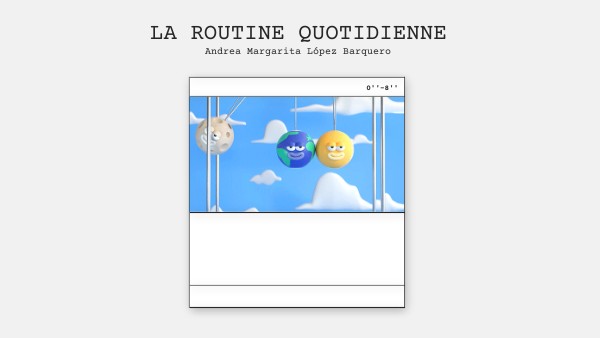 La routine quotidienne | Genially