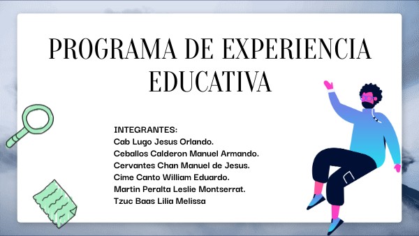 Primer Grado -Programa de Experiencia Educativa | Genially