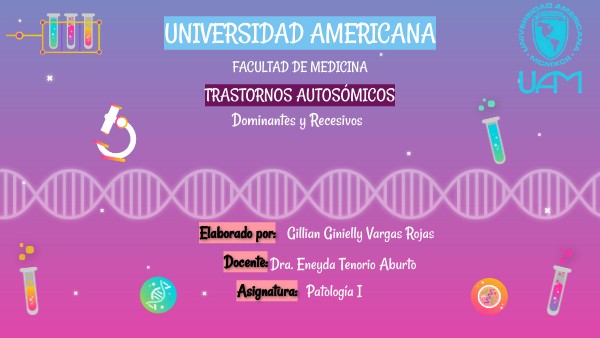 Trastornos autosómicos dominantes y recesivos | Genially