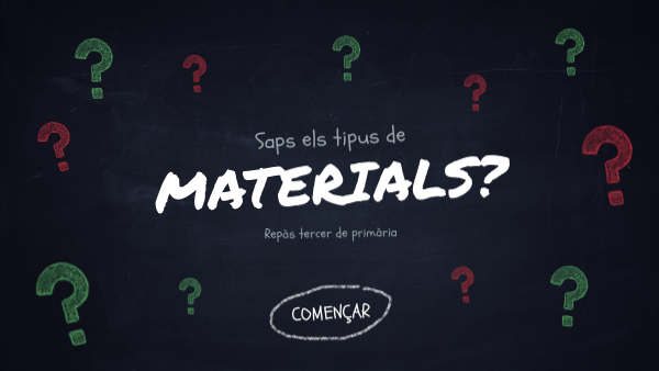 Tipus de materials