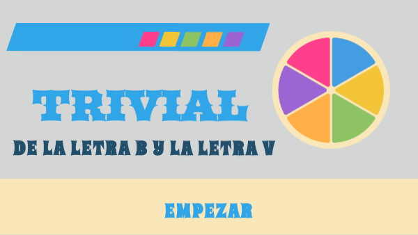 EL TRIVIAL DE LA B Y LA V | Genially